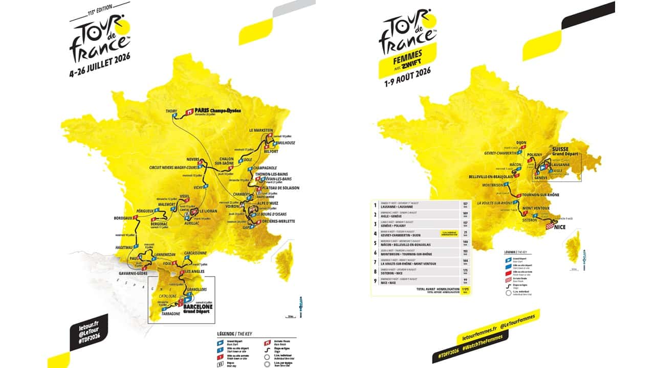 2x Alpe d'Huez und Mont Ventoux: Tour de France 2026 der Männer und ...
